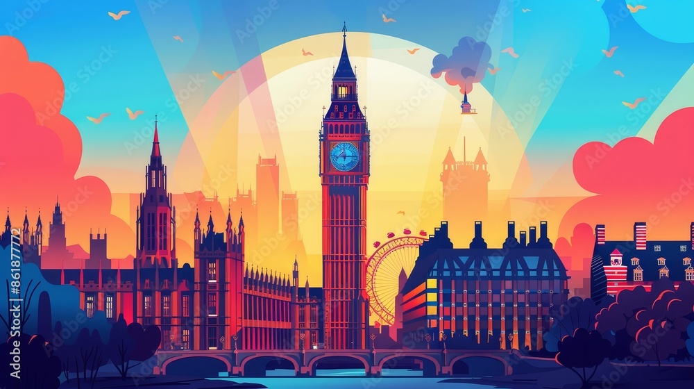 Symbolic Design for International Parliament Day - Geometric Shape ...