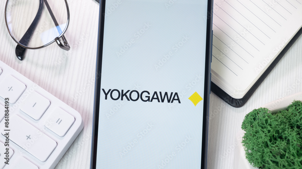 New York, USA - 21 June 2024: Yokogawa Logo on Phone Screen, Company ...
