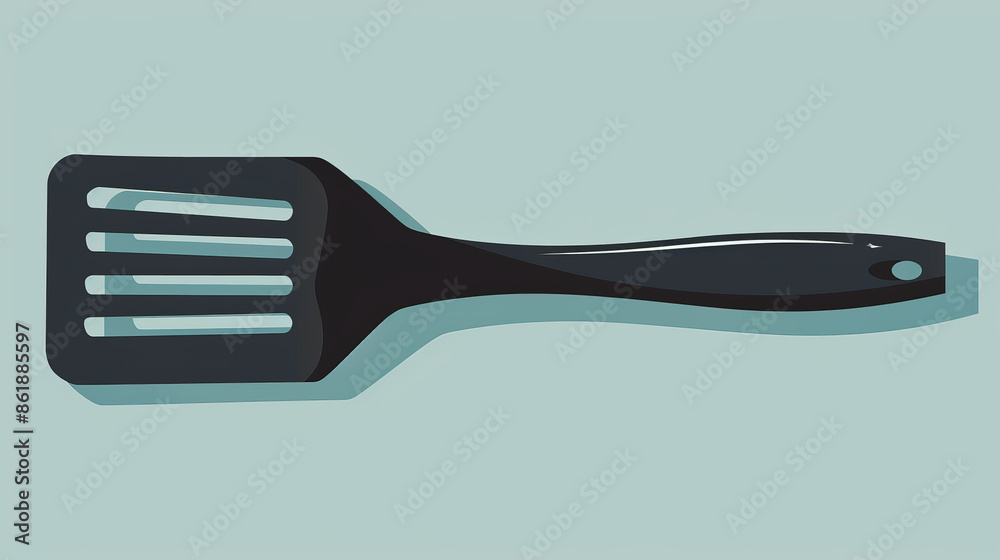 A spatula is a kitchen tool used for flipping food while cooking. This ...