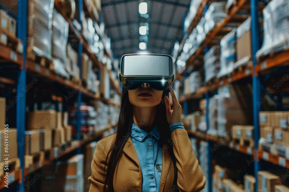 Next gen vr tech smart solutions for warehouse management with ai in ...