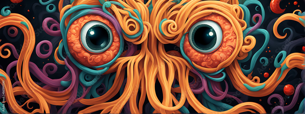 Spaghetti monster pasta flying halloween funny food pastafarian sauce ...