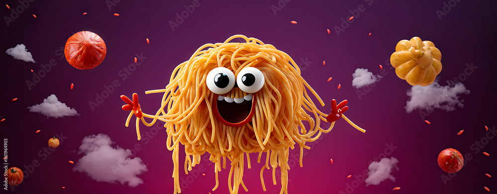Spaghetti monster pasta flying halloween funny food pastafarian sauce ...