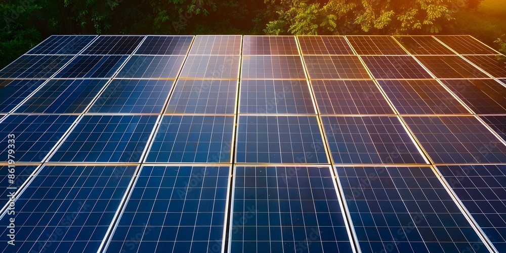 Overhead perspective of a water splitting plant using electrolysis and ...