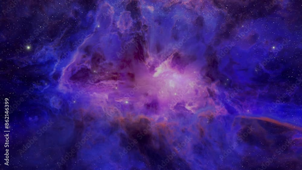 Traveling through Outer Space Background. Galaxy and Nebula background ...
