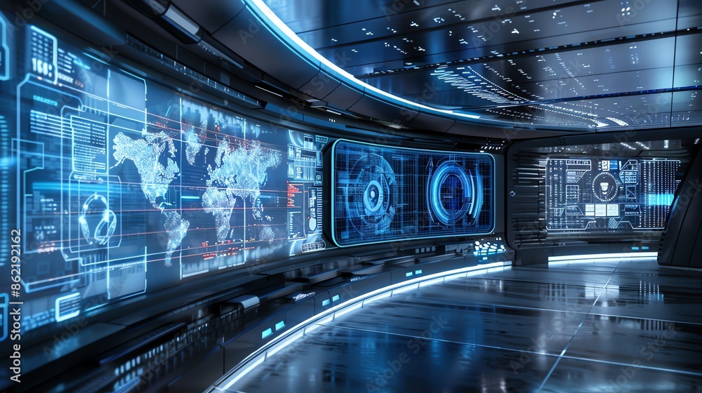 profesional tv studio elegant room green screen, CGI, masking, template ...