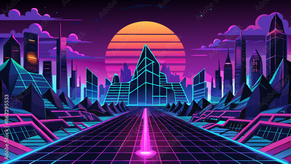 futuristic background vector design, red futuristic background ...