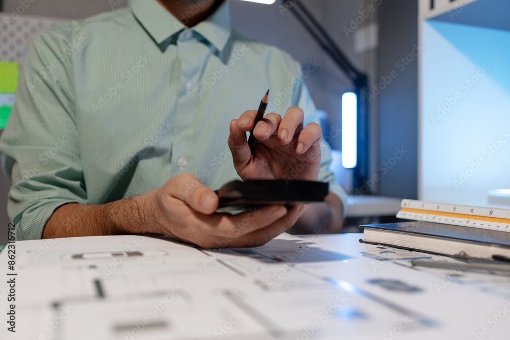 an engineer is using calculator to find the correct numbers for ...