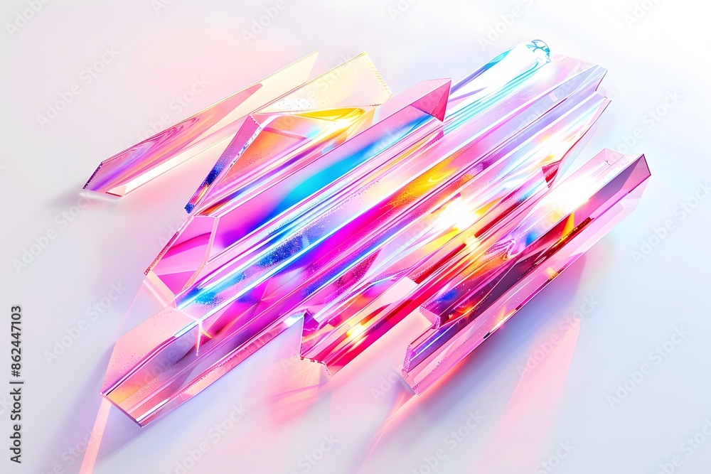 Synthwave scene with an LED light sign, glowing in vibrant neon colors ...