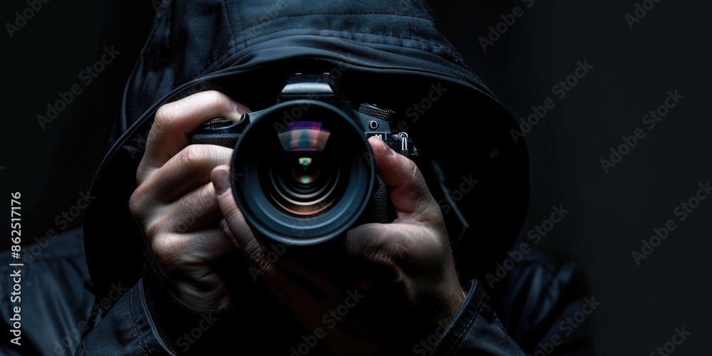Spy paparazzi photographer, Peeping Spying and Surveillance, Secret ...