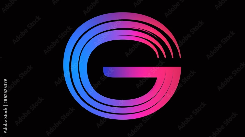 Develop a dynamic and energetic photography logo incorporating a bold G ...