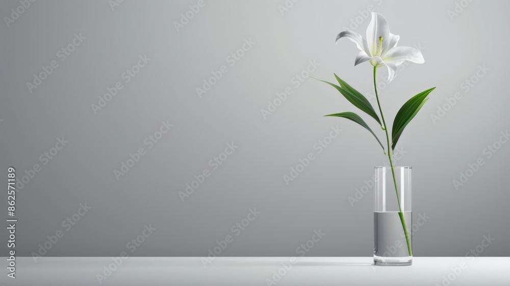 Capture the tranquility of negative space in a floral arrangement ...