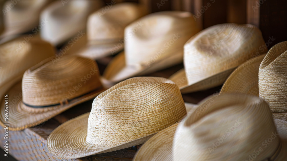 A traditional Panama hat is a handwoven hat made from the leaves of the ...