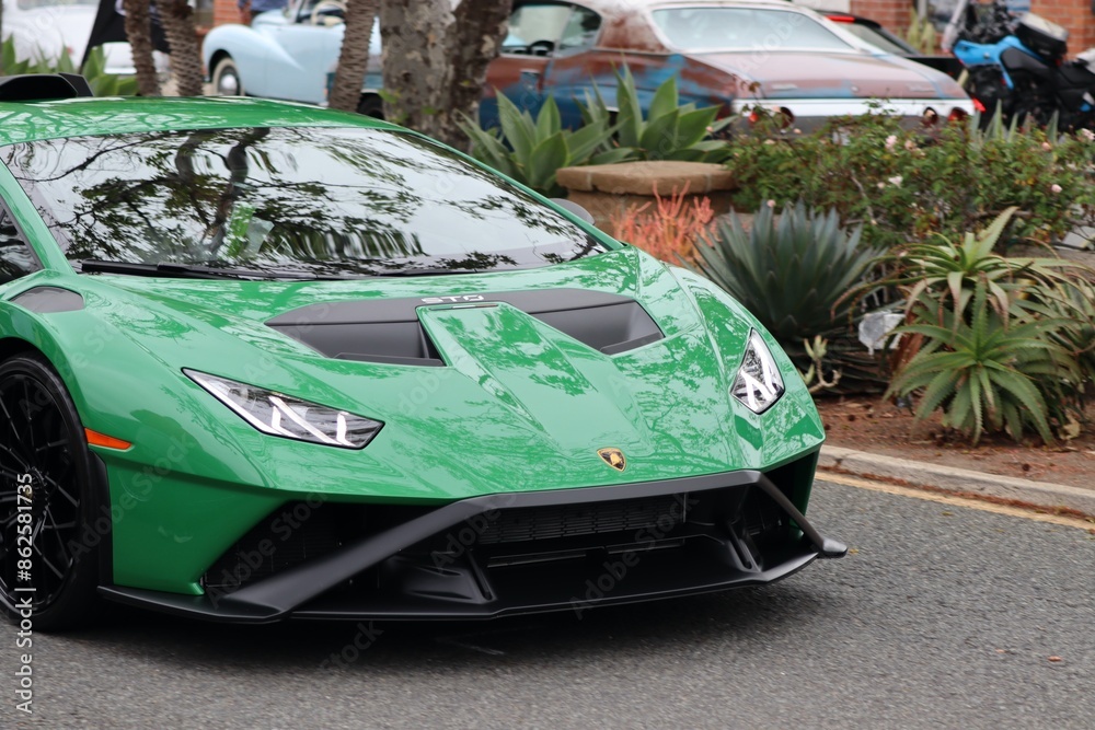 lamborghini Huracan STO/ Lambo sports car/ sports car ev hybrid Stock ...