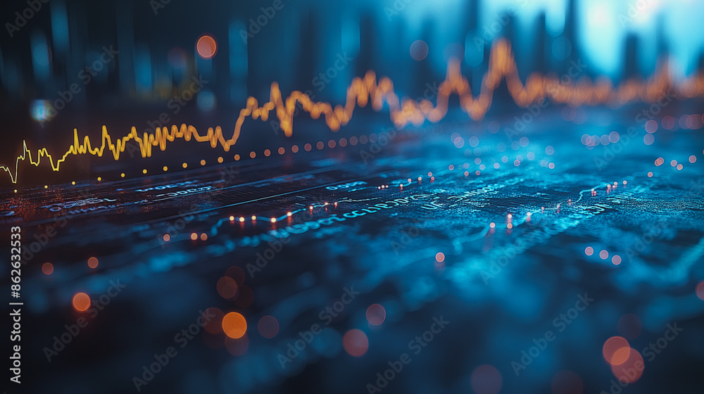 A fantastic background, the barometer-style Financial Growth Chart ...