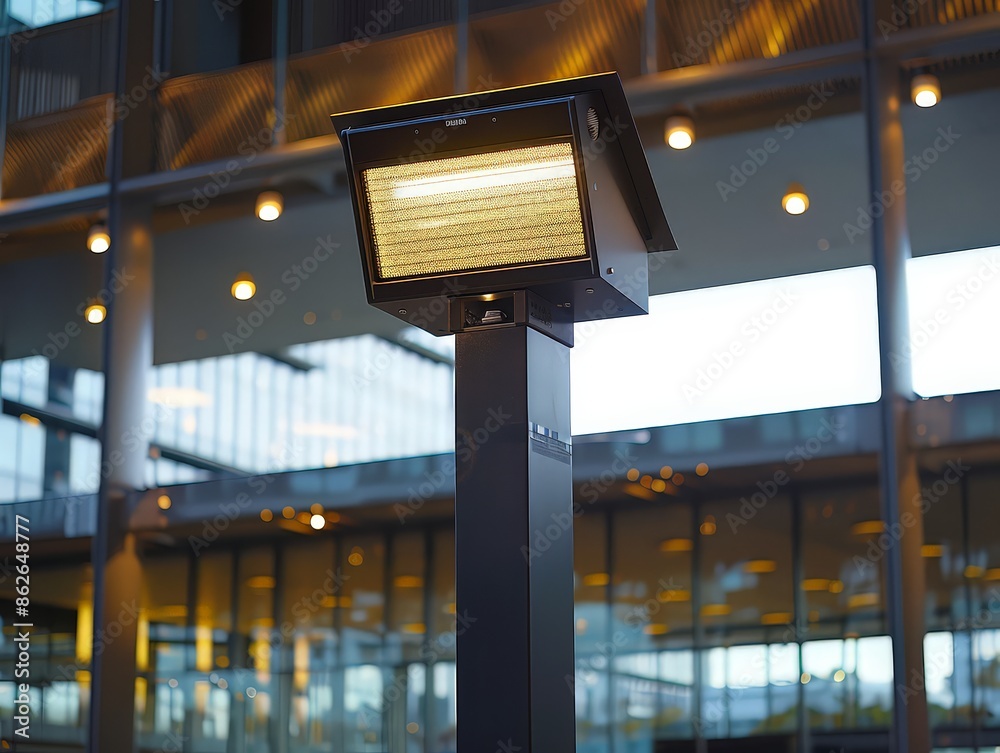 Teleprompter system that displays scrolling text for presenters and ...