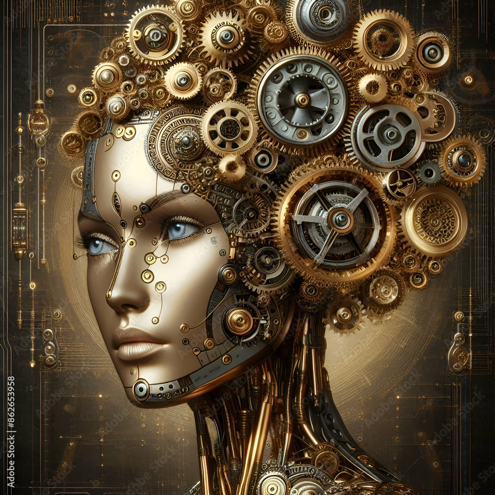 AI Machine Queen 2024's latest technology Stock Photo | Adobe Stock