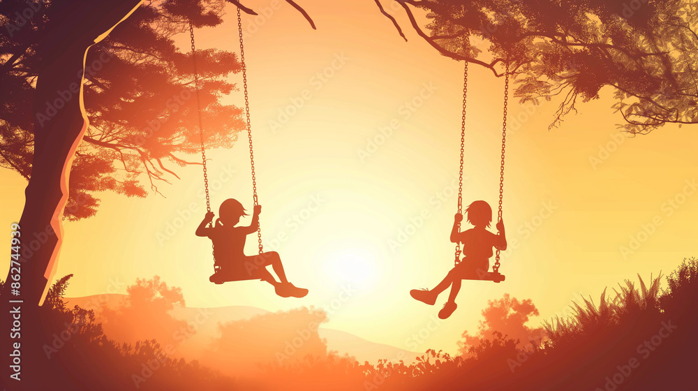 Nostalgic Happy Friendship Day banner featuring friends sharing ...