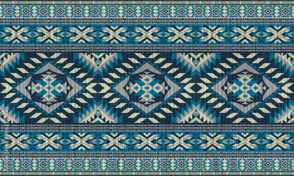 American tribal ethnic native pattern.Traditional Navajo,Aztec,Apache ...