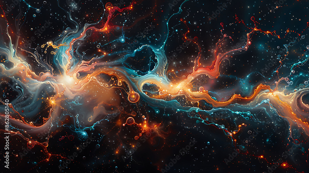 Brain universe of own Generate image where neuron form constellation ...