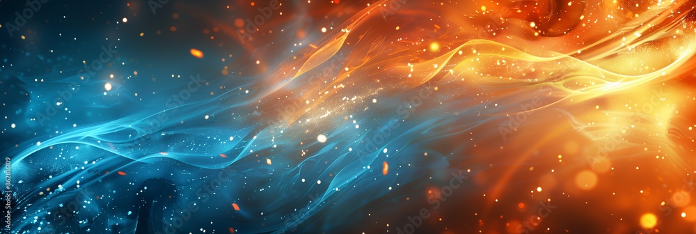 Abstract futuristic cyberpunk glass structure. Neon colors 3d energy ...