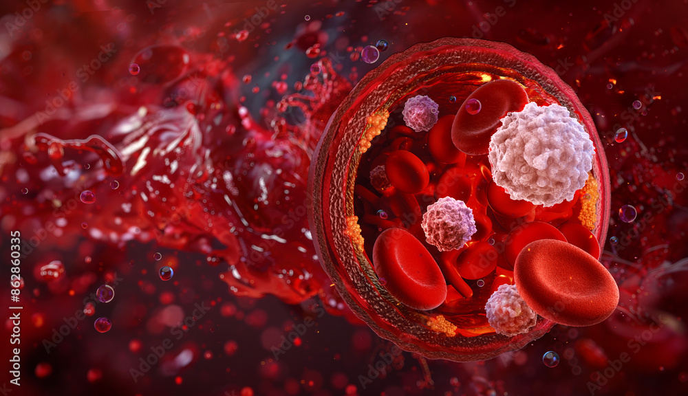 Leukocytosis, elevated white blood cell count, infection response ...