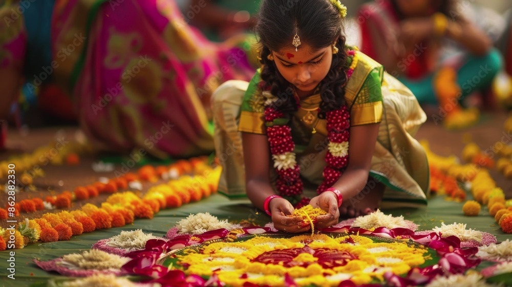 Onam Festival in India. a holiday in India. traditions of India. Indian ...