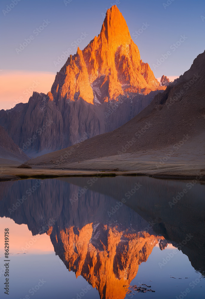 Majestic landscape view of Mountain Gombo Rangjon in Zanskar Valley ...