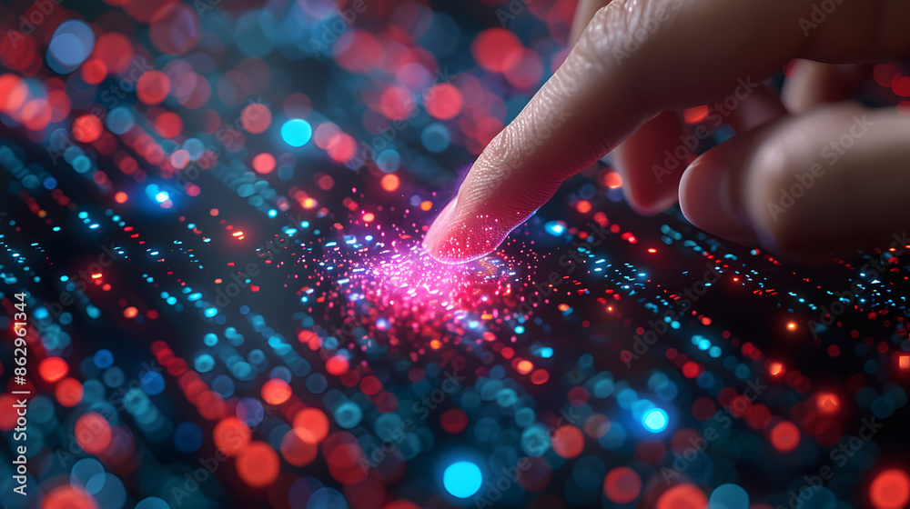 api concept with hand pressing a button on a technology screen isolated ...