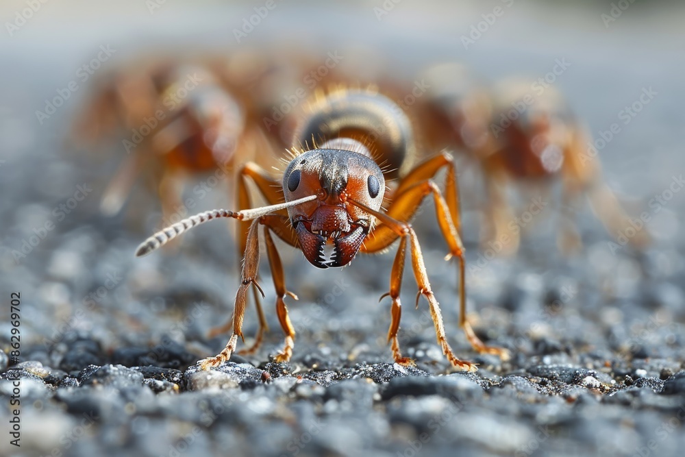 A terrifying illustration of an insect named Fire Ant that comes with ...