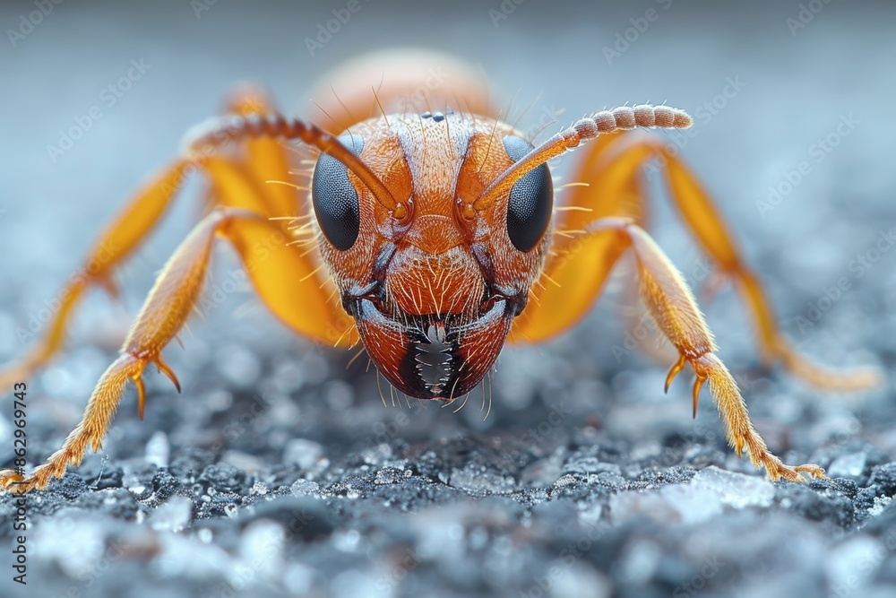 A terrifying illustration of an insect named Fire Ant that comes with ...