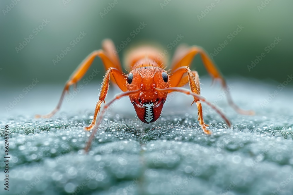 A terrifying illustration of an insect named Fire Ant that comes with ...
