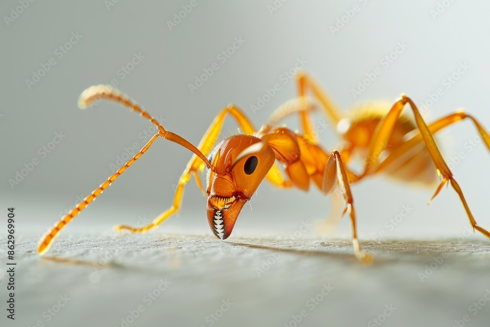 A terrifying illustration of an insect named Fire Ant that comes with ...