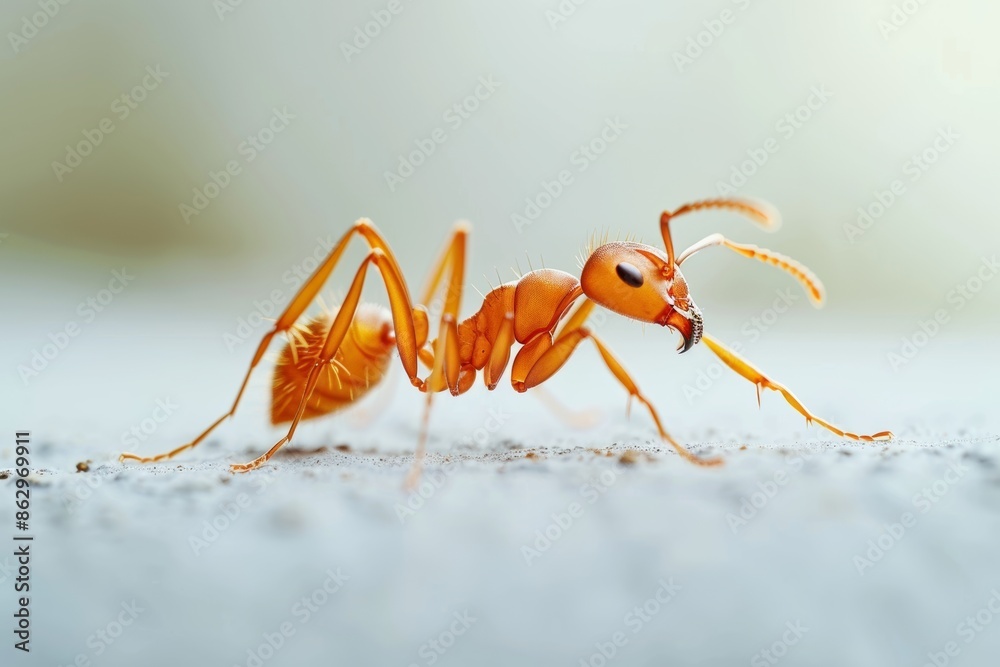 A terrifying illustration of an insect named Fire Ant that comes with ...