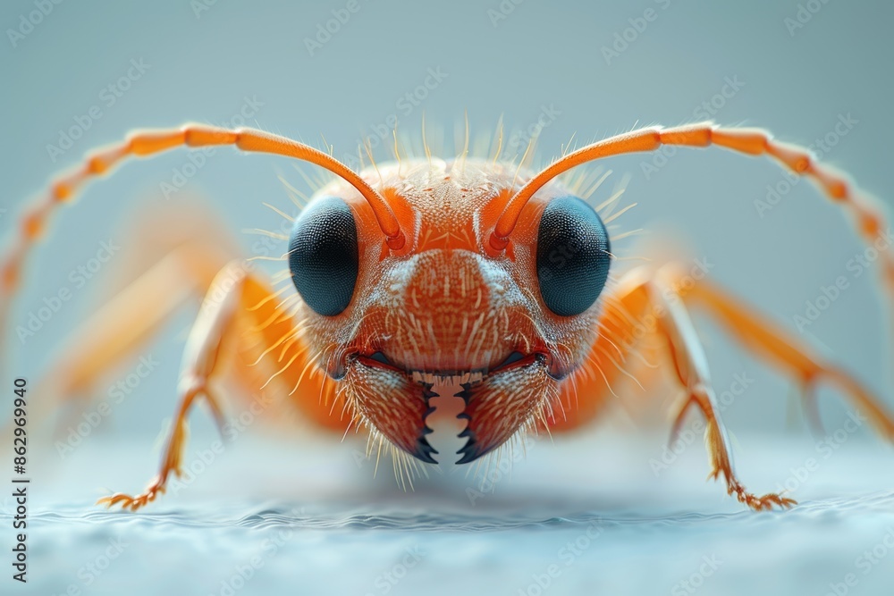 A terrifying illustration of an insect named Fire Ant that comes with ...