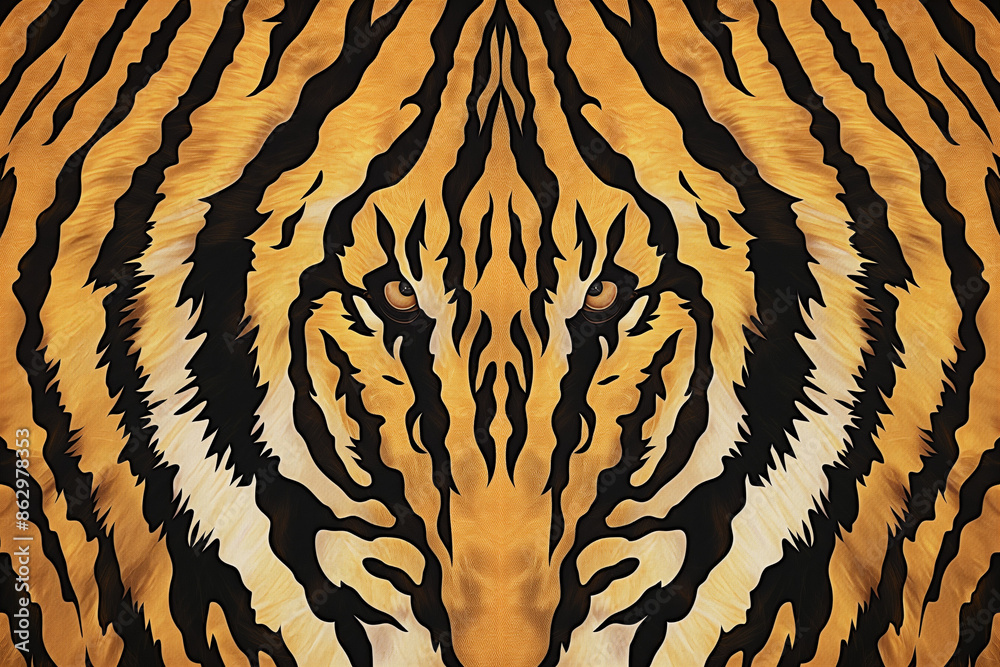 Tiger stripes background texture pattern design. This striking and ...