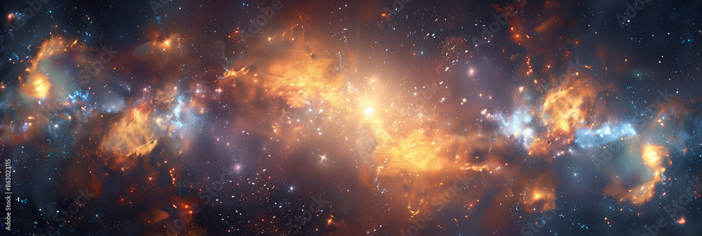 Enchanting Cosmic Vista: A Stellar Journey Through the Star-Studded ...