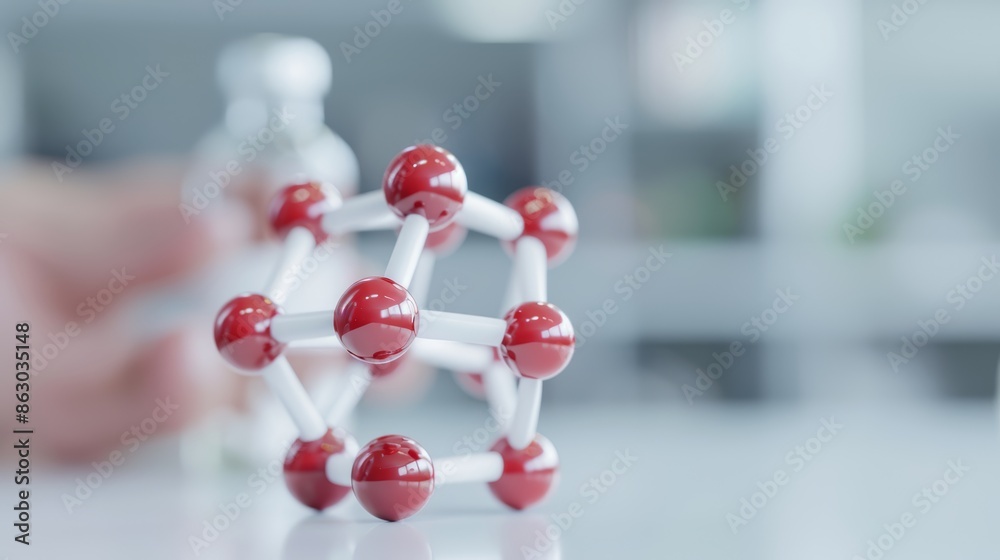 Stereochemistry 3D holographic models, showcasing enantiomers ...