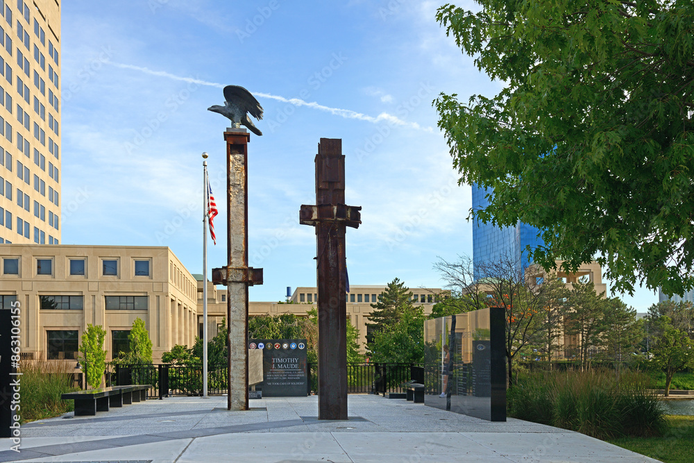 Indiana 911 Memorial to honor those killed in 9.11 attack consists of ...