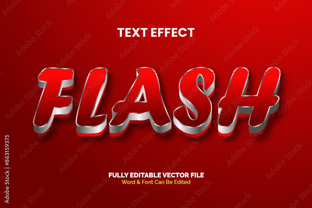Modern Editable Text Effect Vibrant Modern Color Shiny Text Style
