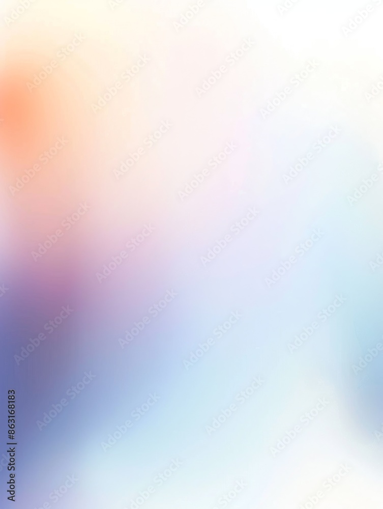 Soft Gradient Background in Light Orange and Blue，poster backdrop ...