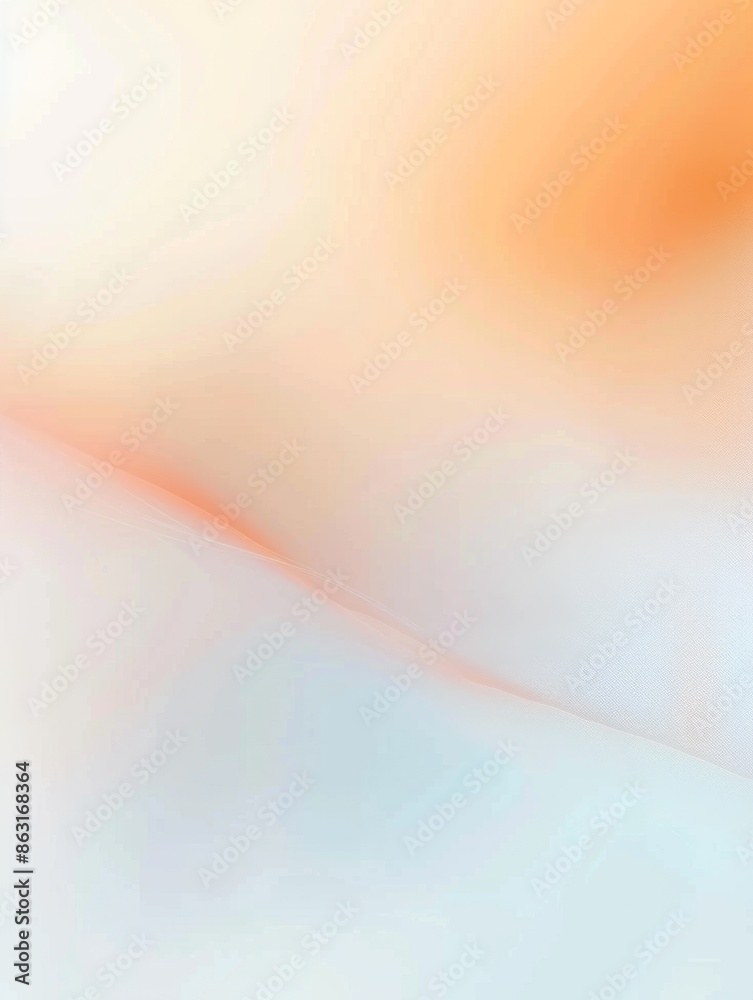 Soft Gradient Background in Light Orange and Blue，The color palette is ...