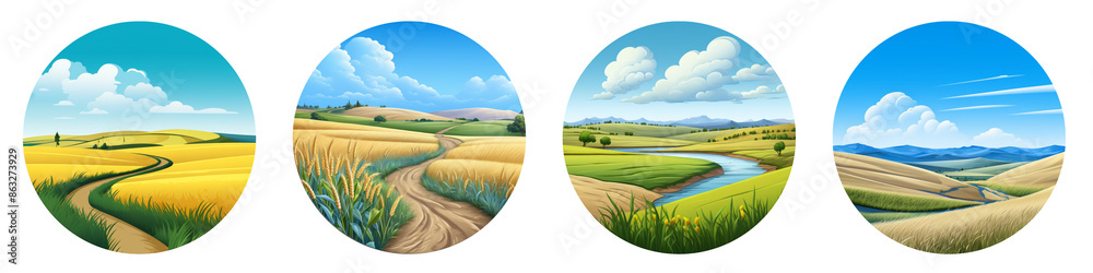 ภาพประกอบสต็อก Prairies clipart collection, symbol, logos, icons ...