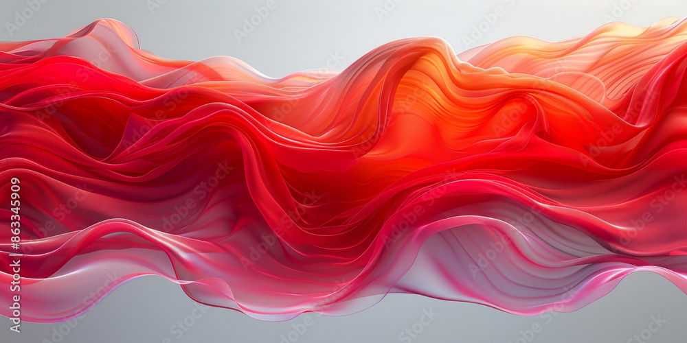 red vector white background Wave Pattern Abstract Texture Design ...