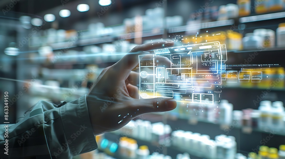 Holographic medication labeling system providing patients interactive ...