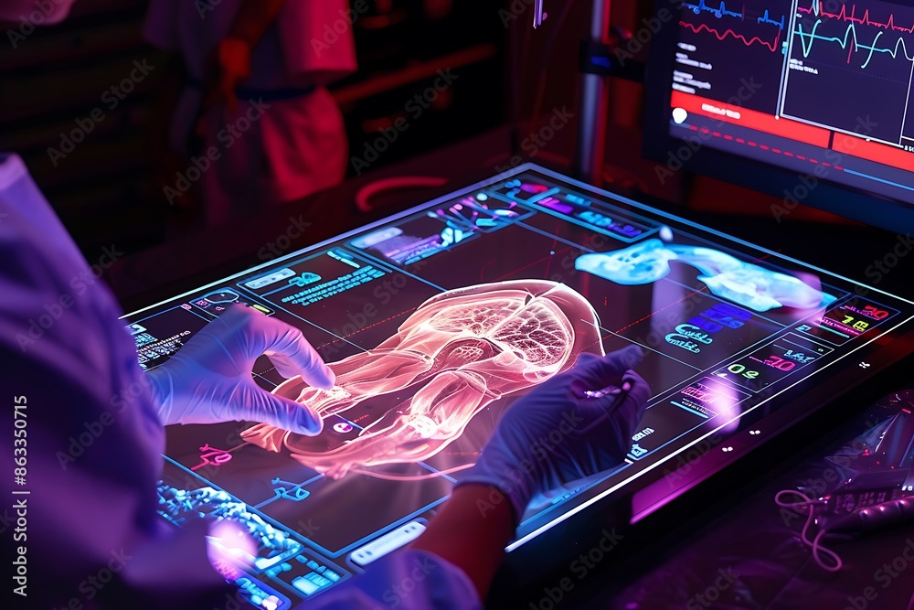 Holographic surgical planning tool allowing surgeon visualize practice ...