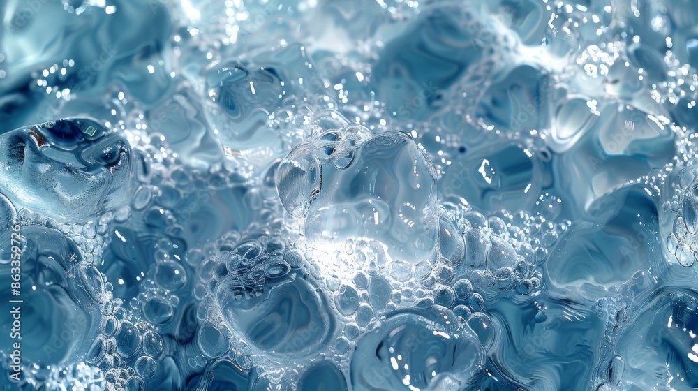 Realistic water ripples or waves summer background overlay sparkling ...