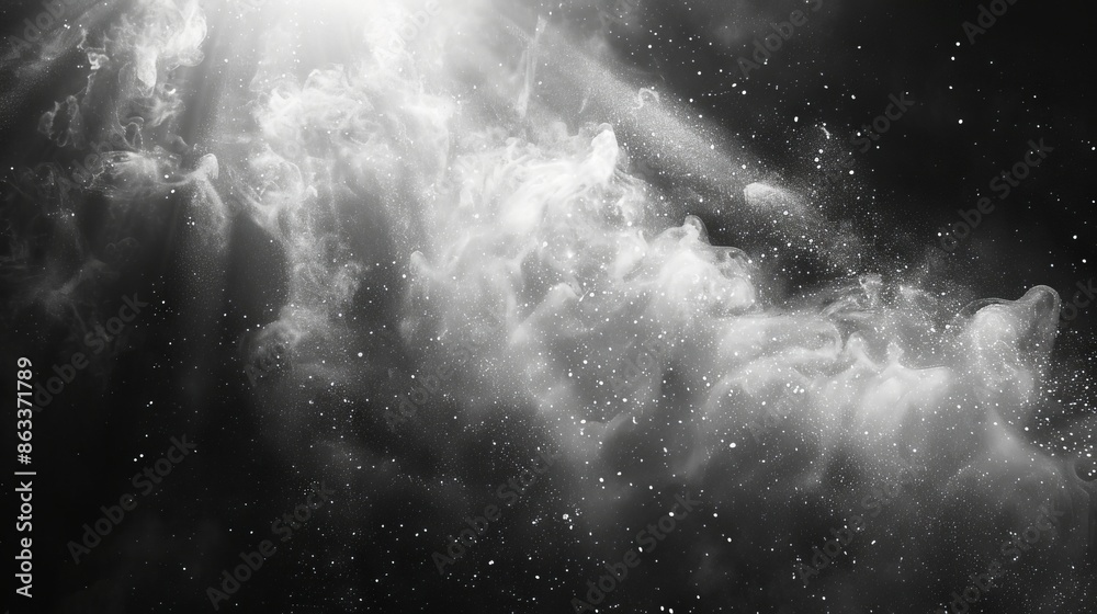 Old photo dust smudges scratches hairs and film grain background ...