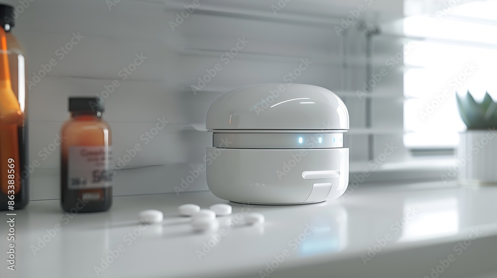 Smart pill dispenser with builtin AI for personalized medication ...