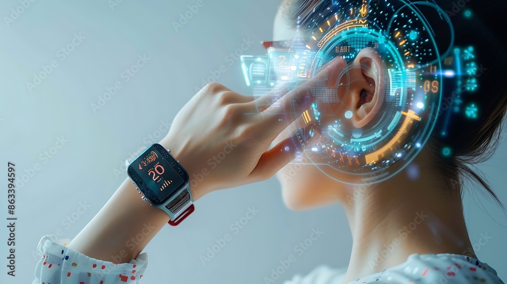 Wearable health tracker collecting biometric data for continuous ...