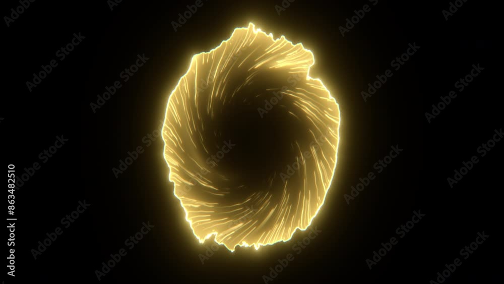Magical Gold Portal Overlay Transparent Background Stock 비디오 | Adobe Stock